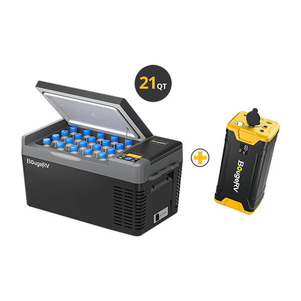 Fridge with Battery Pack – BougeRV Canada
